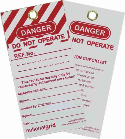 Custom Tags – Lockout Tagout Safety Ltd