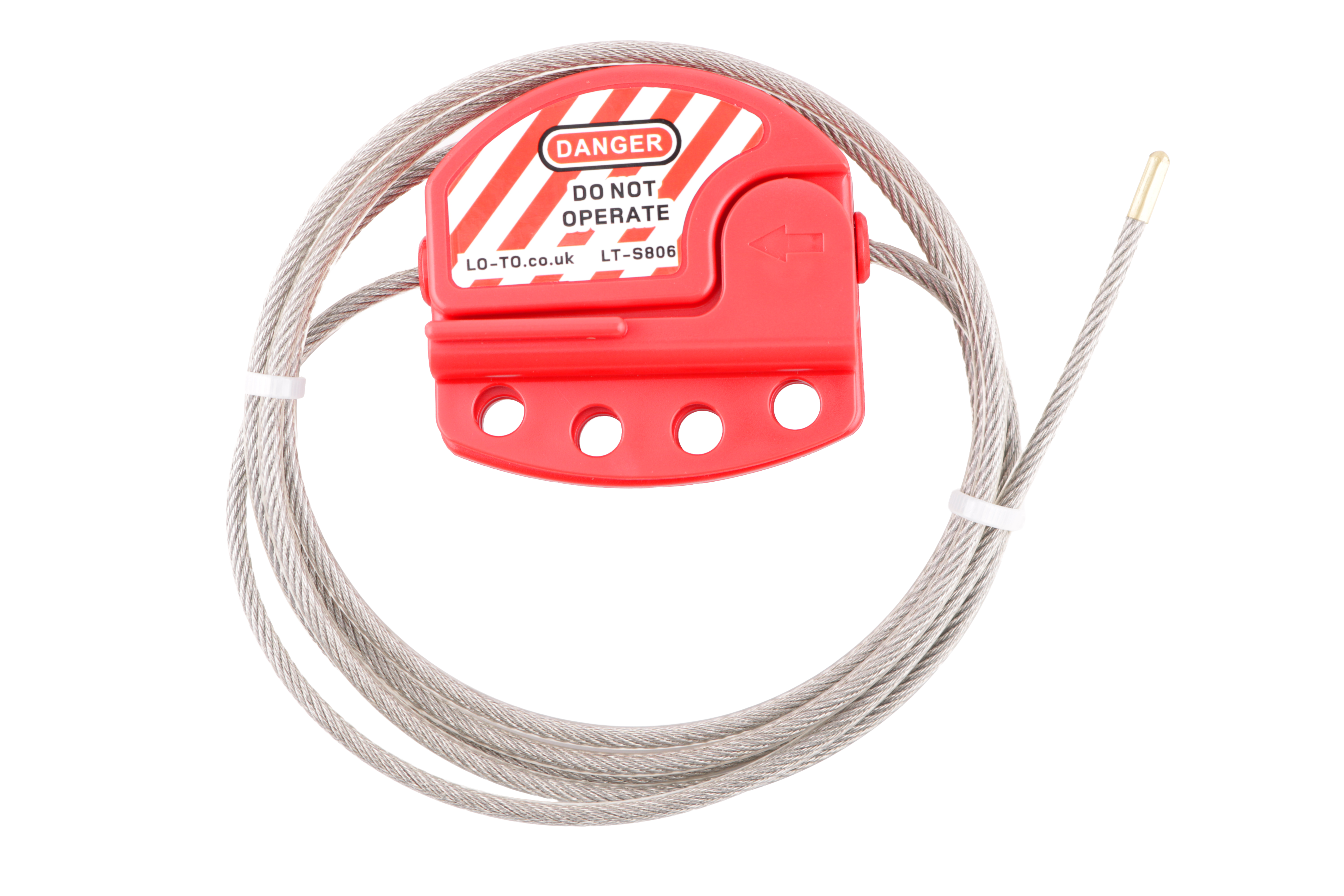LT-S806 Adjustable Cable Lockout 1.8m – Lockout Tagout Safety Ltd